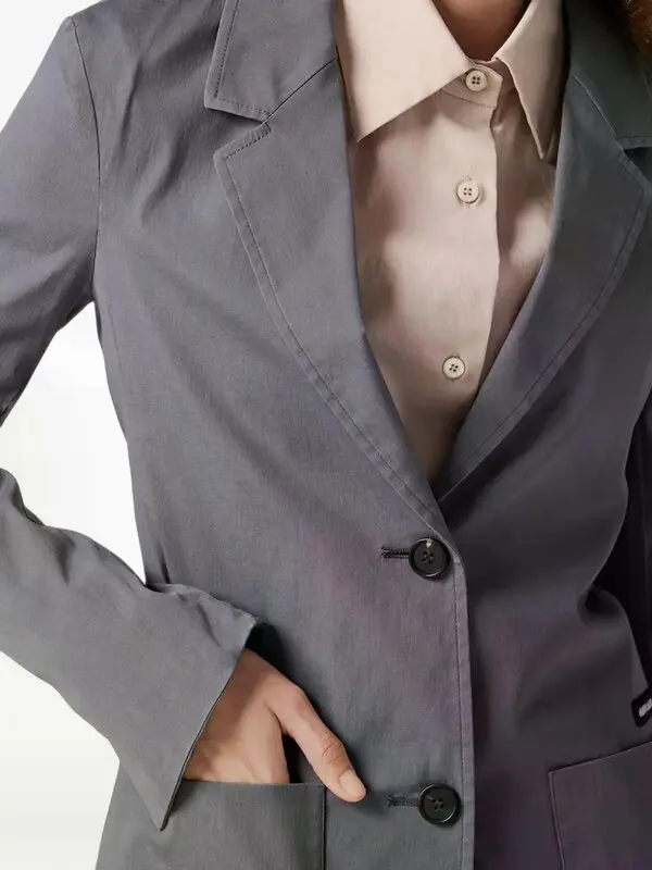 Miu Miu Washed Stretch Poplin Jacket