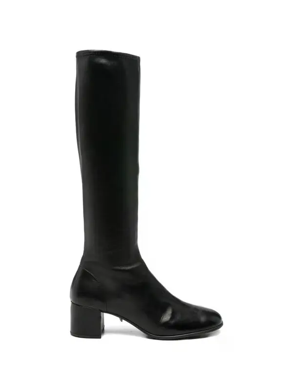 Prada Logo Plaque Knee-high Boots