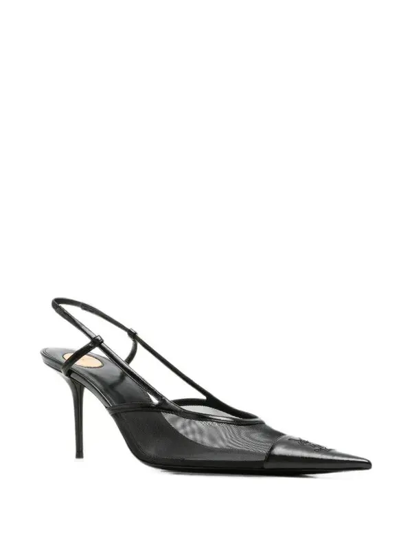 Saint Laurent Renée" Panelled Slingback Pumps