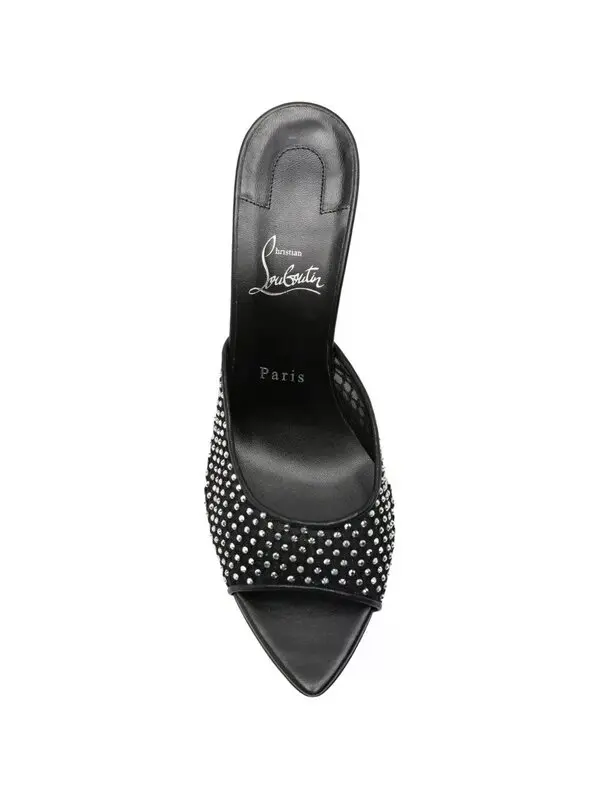 CHRISTIAN LOUBOUTIN Apostropha Crystal Embellished Heeled Sandals