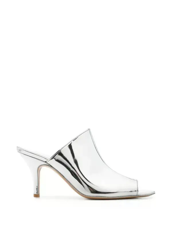 MAISON MARGIELA Metallic Peep-toe Sandals