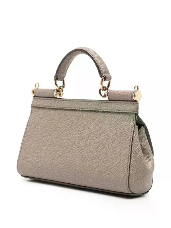 Dolce & Gabbana Sicily Leather Tote Bag