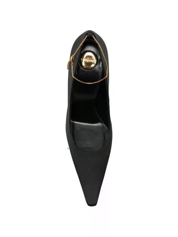 Saint Laurent Régine Chain Detail Pumps