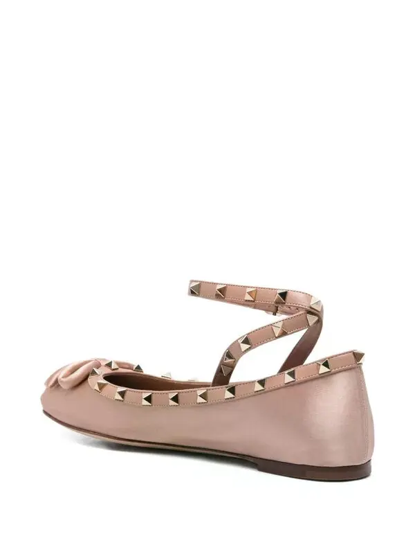 Valentino Garavani Rockstud Bow Ballet Flats