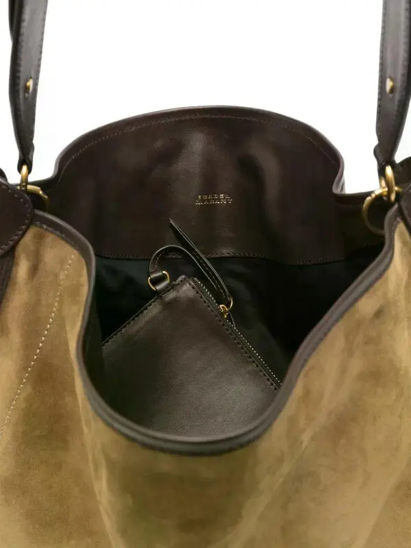 Isabel Marant Étoile Oskan Hobo Stud-embellished Shoulder Bag