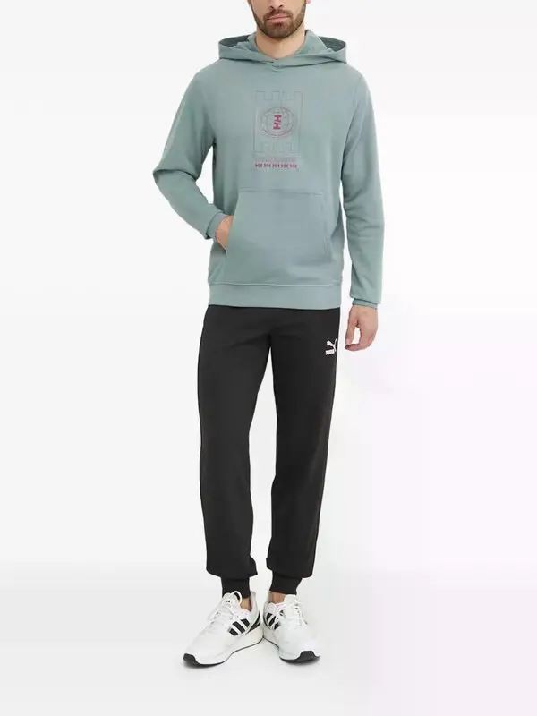 PUMA T7 Logo-embroidered Drawstring Track Pants - Black