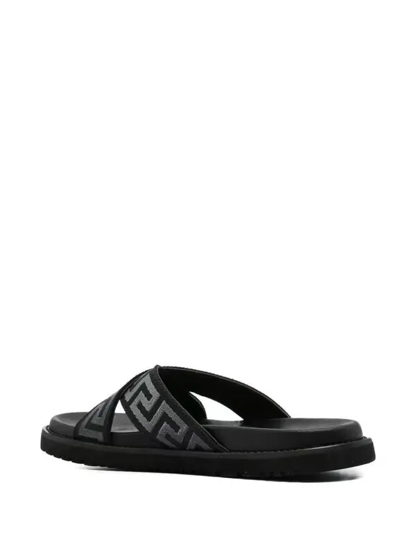 Versace Greca Crossover Sandals