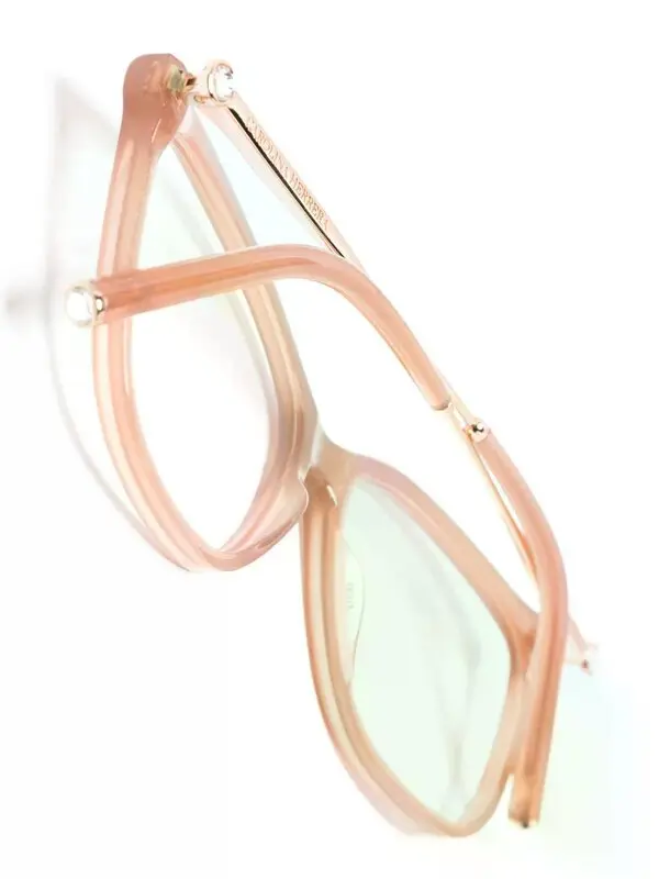 Carolina Herrera Glitter-effect Cat-eye Glasses
