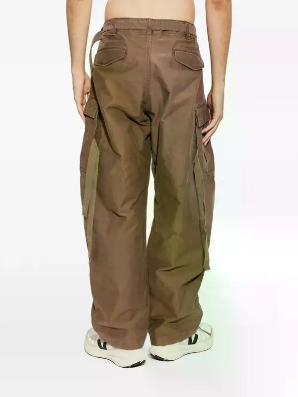 Sacai Belted Loose Fit Trousers