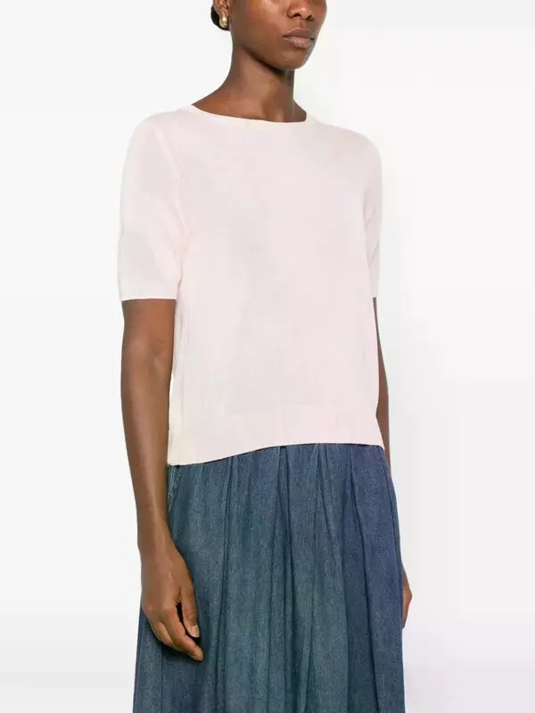 MAISON123 Short-sleeve Knitted Sweater