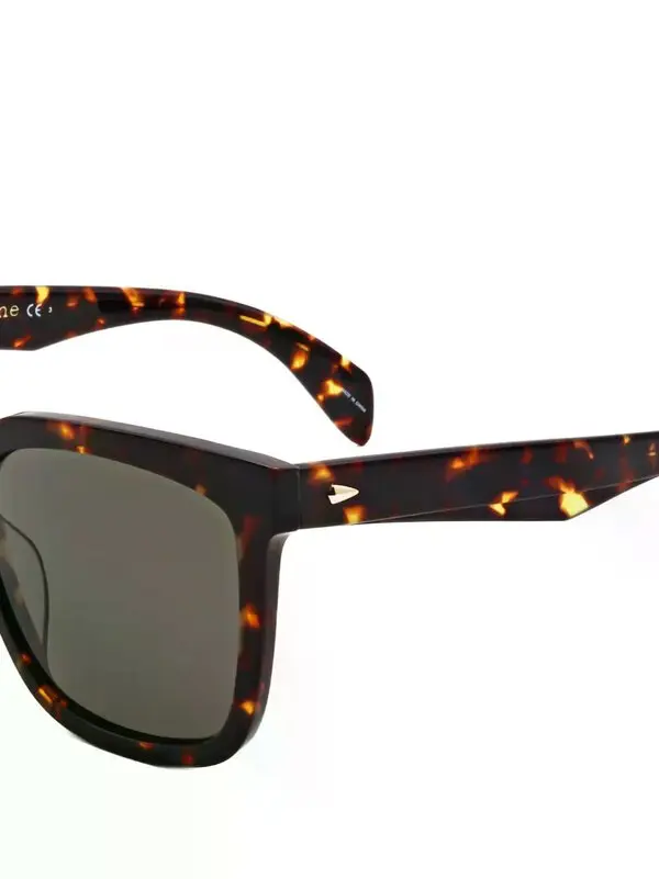 Rag & Bone Tortoiseshell-effect Square-frame Sunglasses