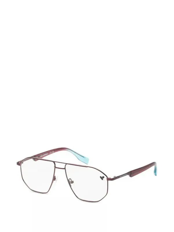 Karl Lagerfeld Geometric Frame Eyeglasses