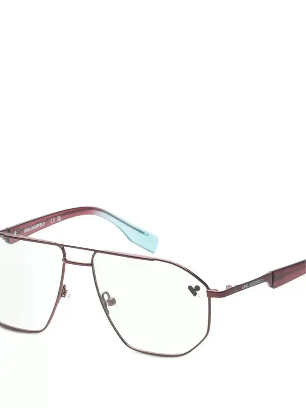 Karl Lagerfeld Geometric Frame Eyeglasses