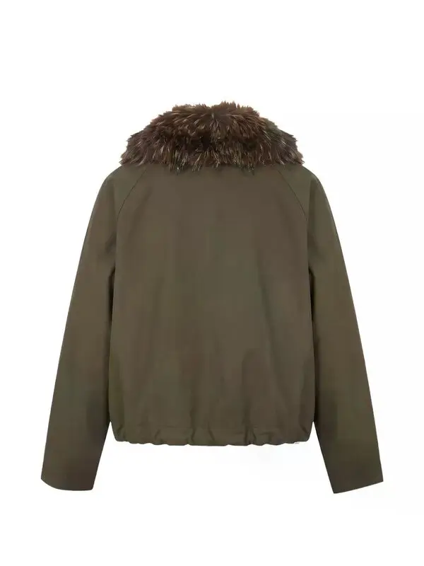 VALENTINI 1972 Faux Fur-trim Parka - Green