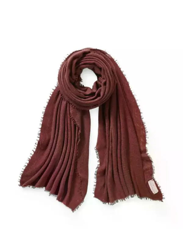 HIMALAYA CLOTHING Pur Schön Frayed Scarf