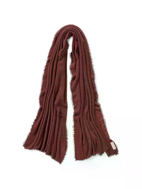 HIMALAYA CLOTHING Pur Schön Frayed Scarf