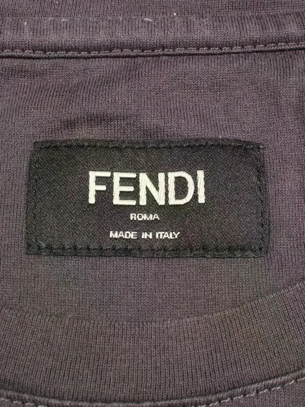 Fendi 2000s Monster Rhinestone-embellished T-shirt