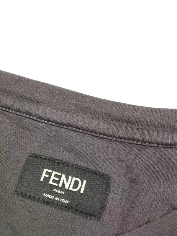 Fendi 2000s Monster Rhinestone-embellished T-shirt