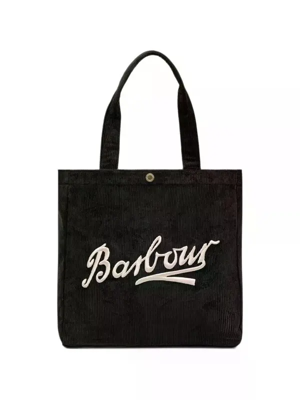 Barbour Carrick Cord Logo-embroidered Tote Bag - Green