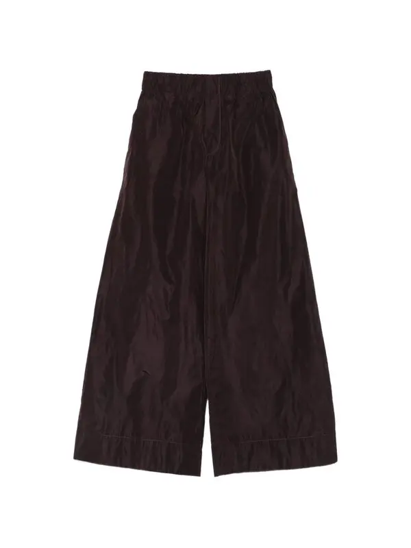 SUSANNE BOMMER Taffetas Wide-leg Trousers - Red