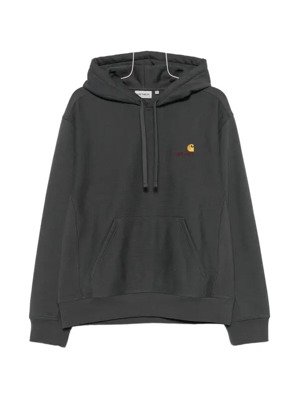 Carhartt Work In Progress Logo Cotton Hoodie