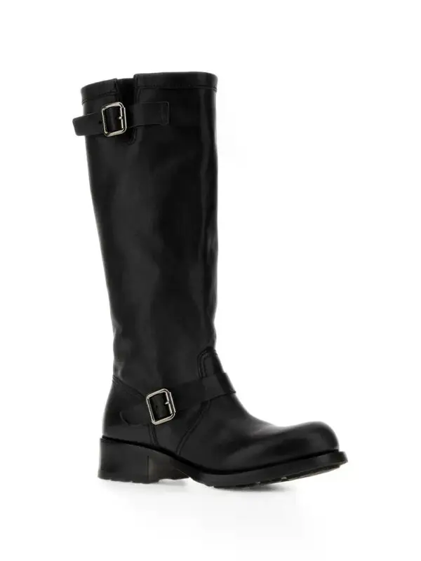 Prada Shard Buckle-strap Boots