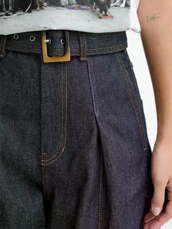 Munthe Nanina Belted Pleated Jeans