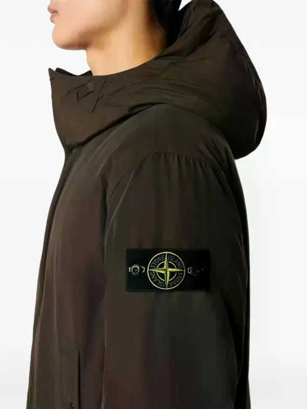 Stone Island 7100006 Micro Reps Long Down Parka