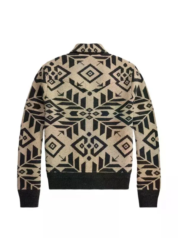 Ralph Lauren Geometric Print Wool Jacket