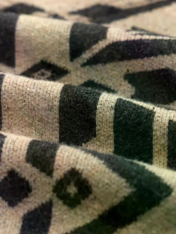 Ralph Lauren Geometric Print Wool Jacket