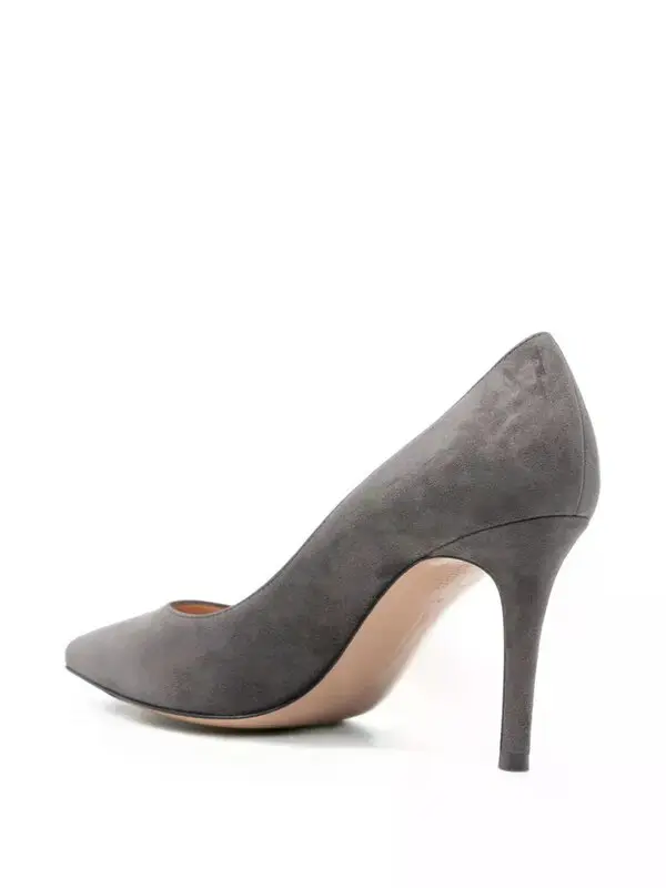 GIANVITO ROSSI Suede Pointed-toe Stiletto Pumps