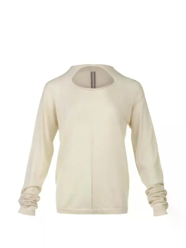 Rick Owens Cut-out Detail Sweater - Neutrals
