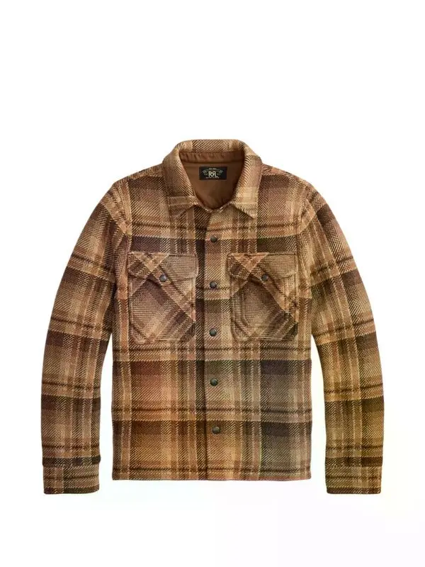 Ralph Lauren Plaid Wool-knit Shirt