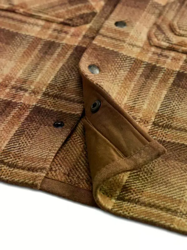 Ralph Lauren Plaid Wool-knit Shirt