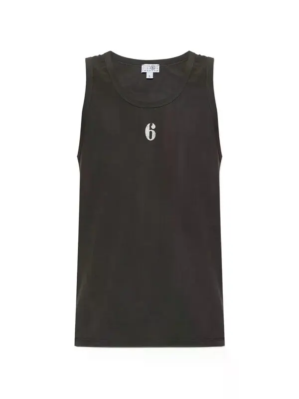 MAISON MARGIELA Logo-print Tank Top