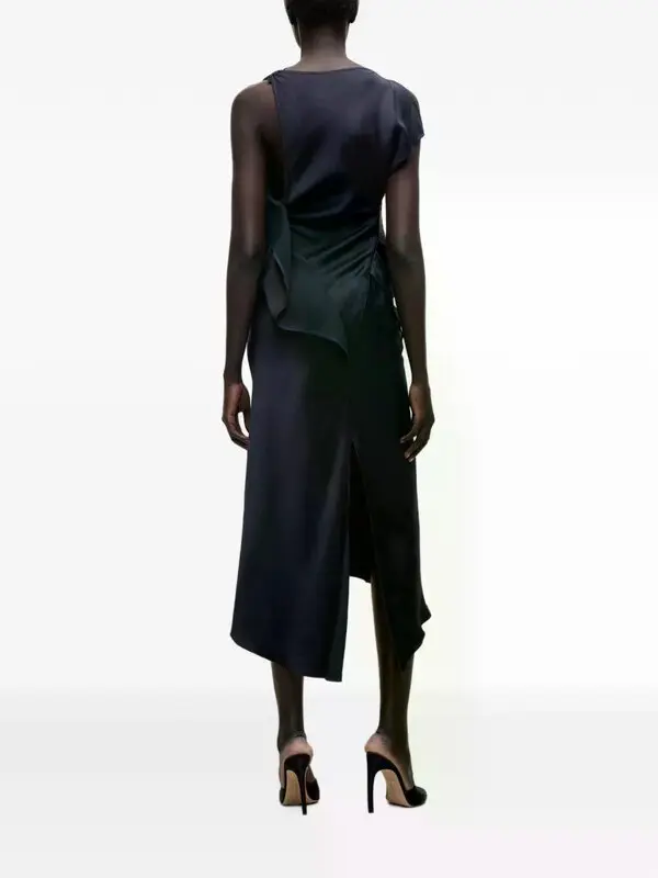 Victoria Beckham Kyra Draped Midi Dress