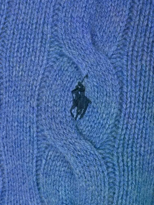 Polo Ralph Lauren Cable-knit Embroidered-logo Sweater