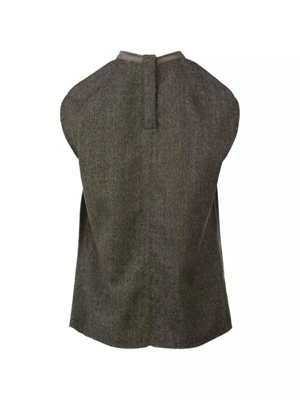 Rick Owens Draped Frayed-edge Top