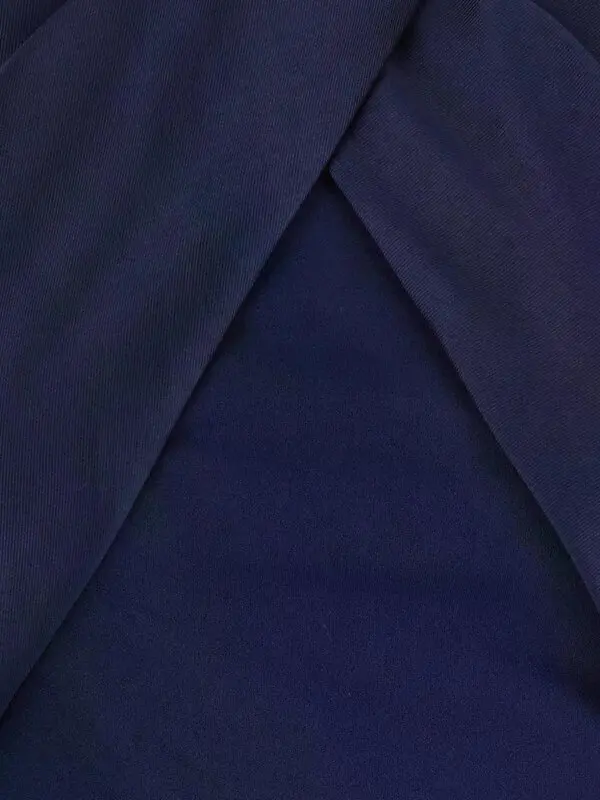 Solace London Halterneck Draped-panel Gown Maxi Dress