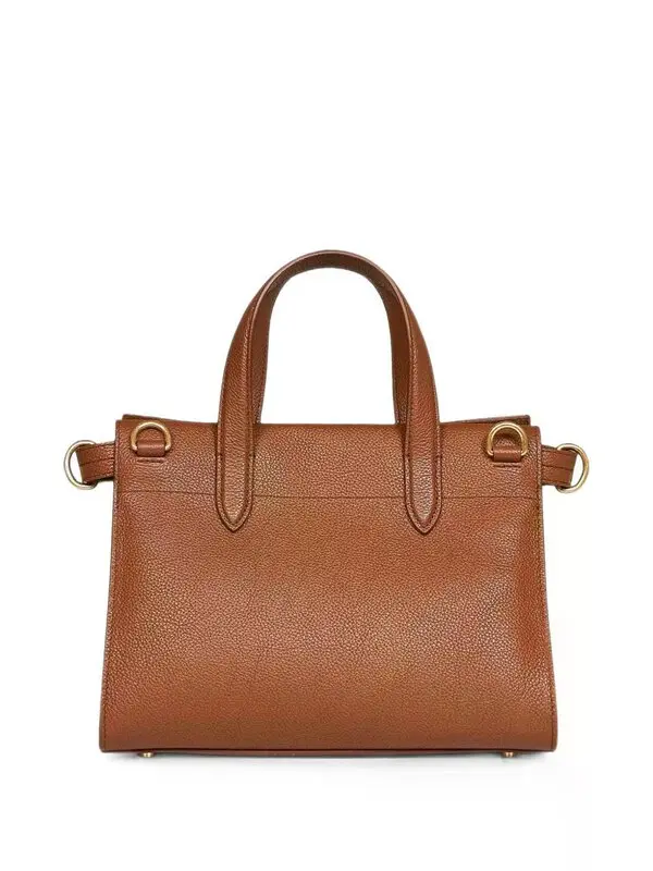 Burberry Mini Check Cotswolds Tote - Brown