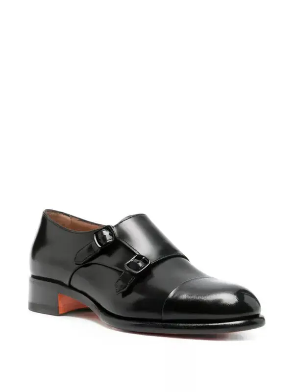 Santoni Ira Double Monk Shoes