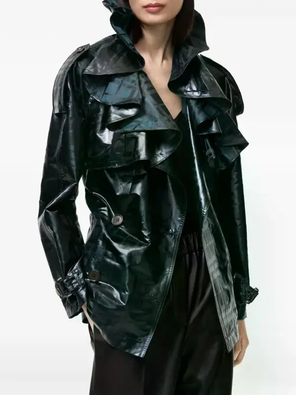Burberry Check-pattern Jacket - Black