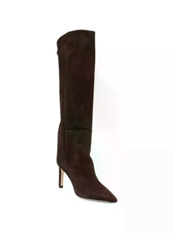 JIMMY CHOO Alizze Suede Knee-high Boots