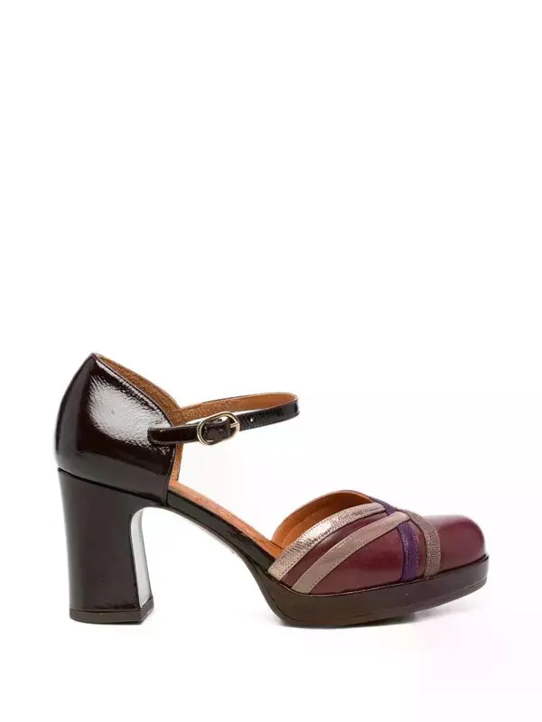 Chie Mihara Dedana Platform Heeled Pumps - Red