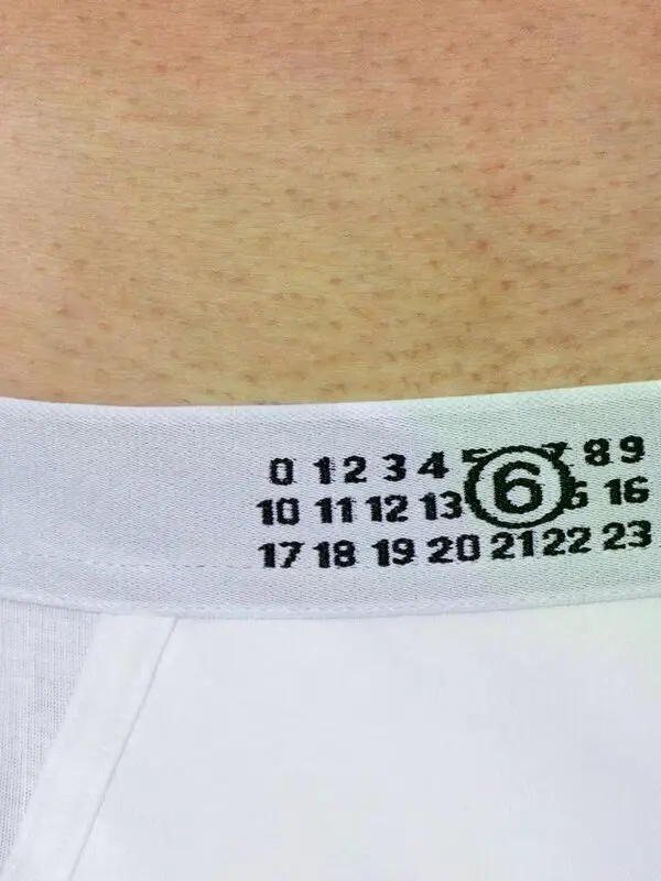 MAISON MARGIELA Logo-print Briefs