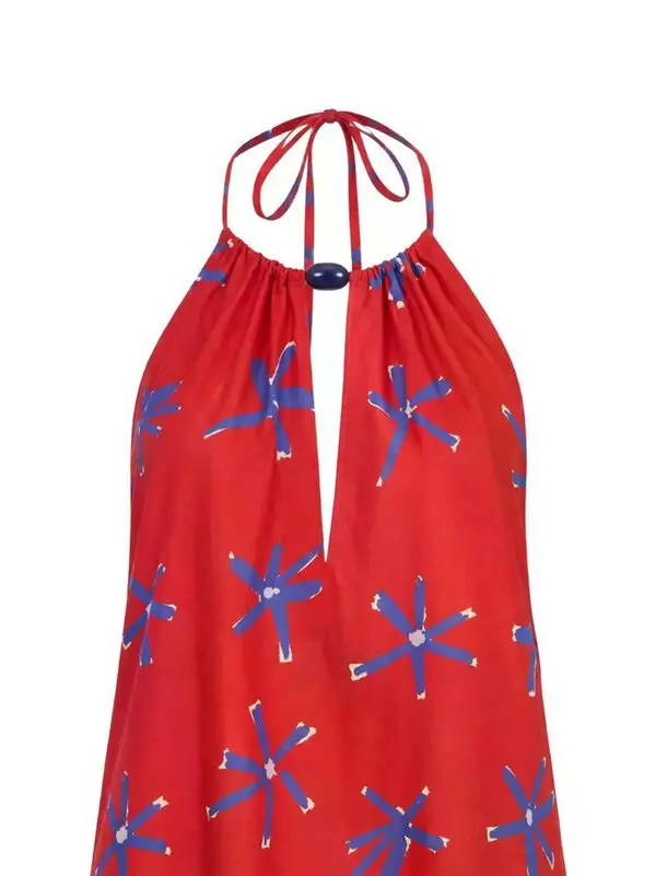 Staud Dani Halterneck Mini Dress