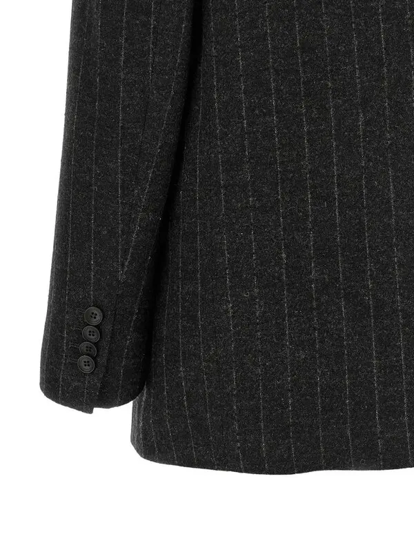 Tagliatore Jasmine Double-breasted Pinstripe Suit Jacket
