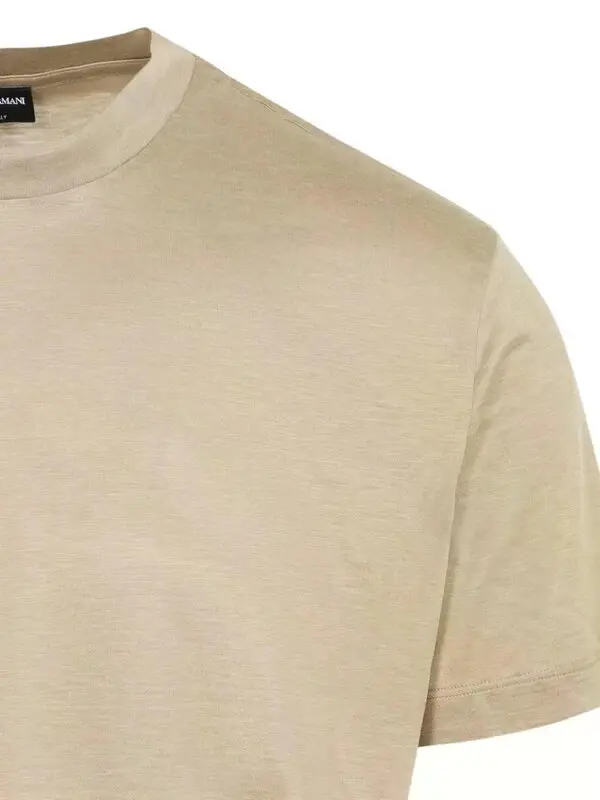 Giorgio Armani Round Neck Silk T-shirt