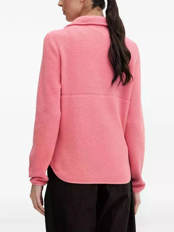 JACK WOLFSKIN Fleece Sweatshirt With High Neck And Half-zip