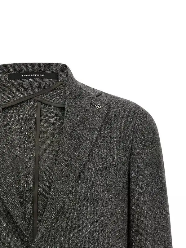 Tagliatore Montecarlo Single-breasted Blazer - Grey
